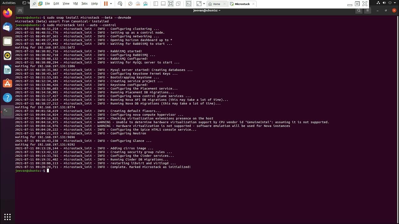 Deploying MicroStack part-2 || OpenStack || VMware || Ubuntu - YouTube