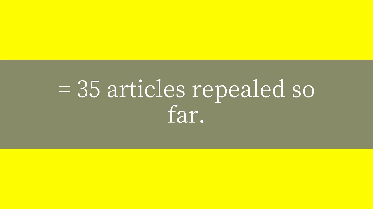 How many articles are there in constitution of India as of today? - YouTube