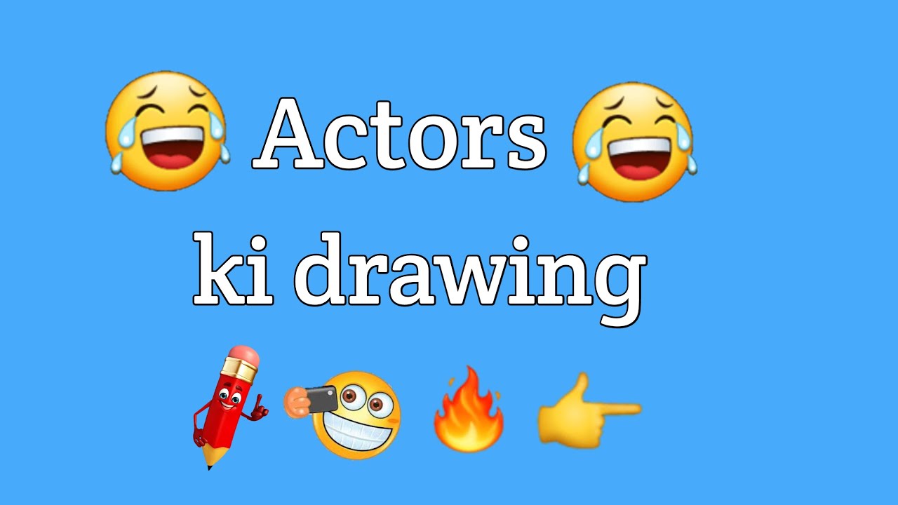Actors drawing 🤓 | Actor pencil drawing 🖌😍 Girls drawing - YouTube