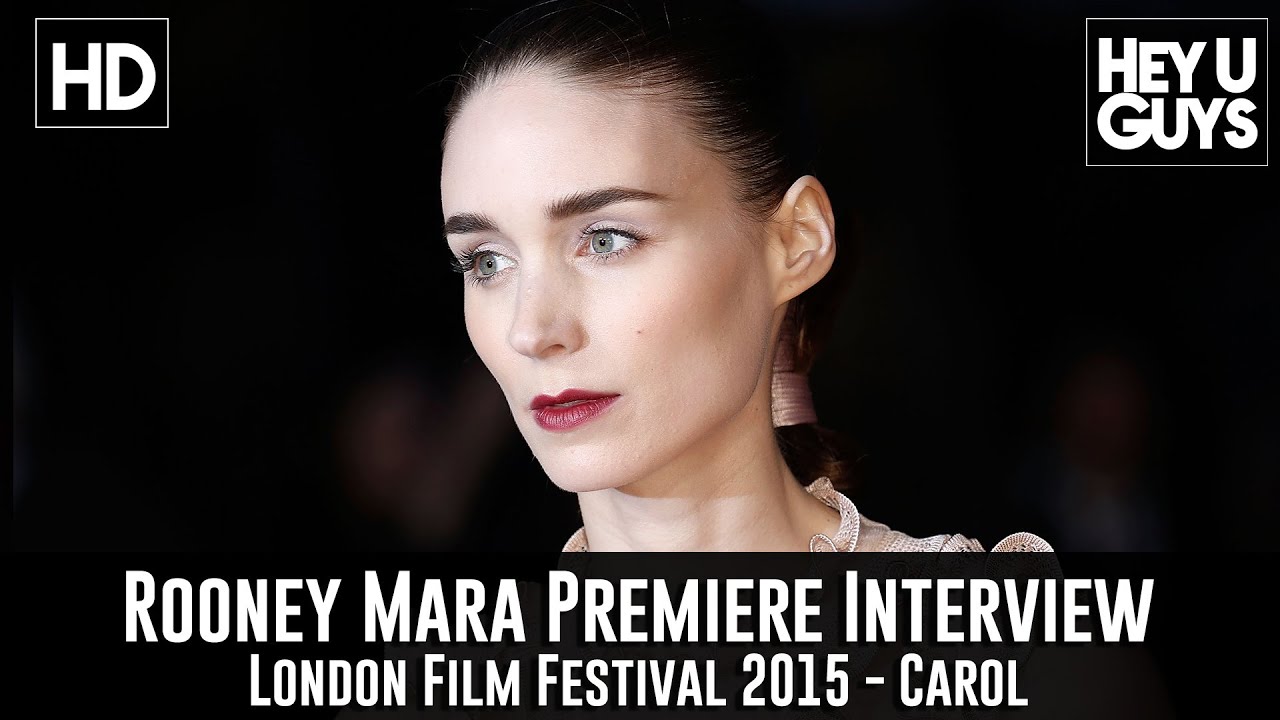 Rooney Mara Premiere Interview - Carol - YouTube