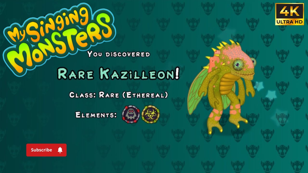 Rare Kazilleon - My Singing Monsters - YouTube