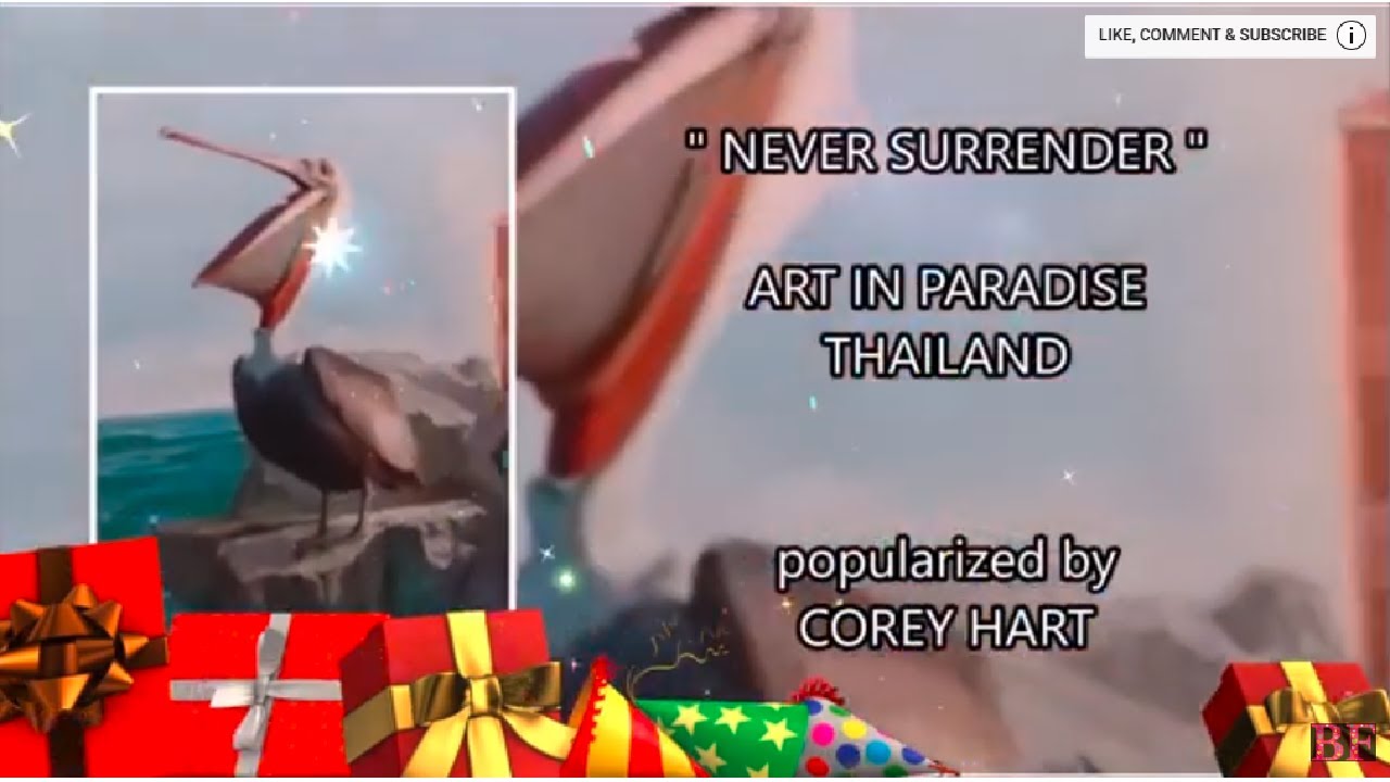 NEVER SURRENDER (Lyrics) - Corey Hart | 3D ART IN PARADISE in CHIANG ...