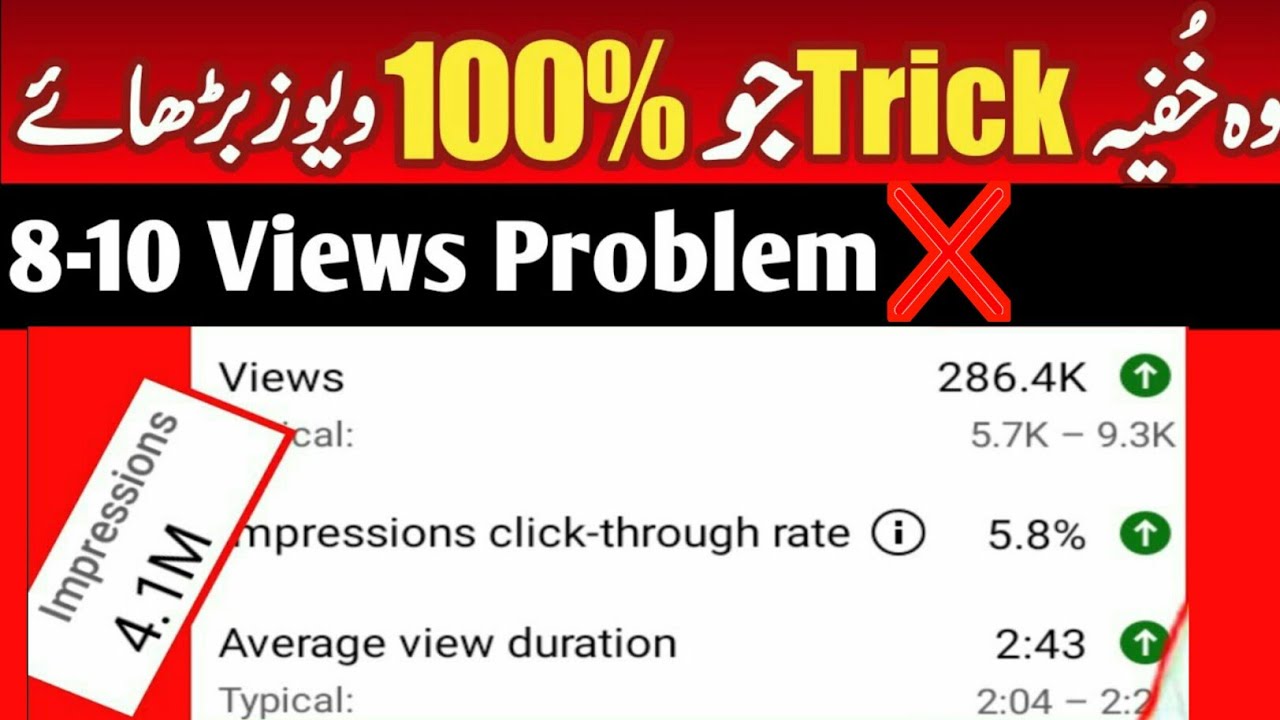 8-10 views problem solved in 2022|How to increase views on YouTube ...