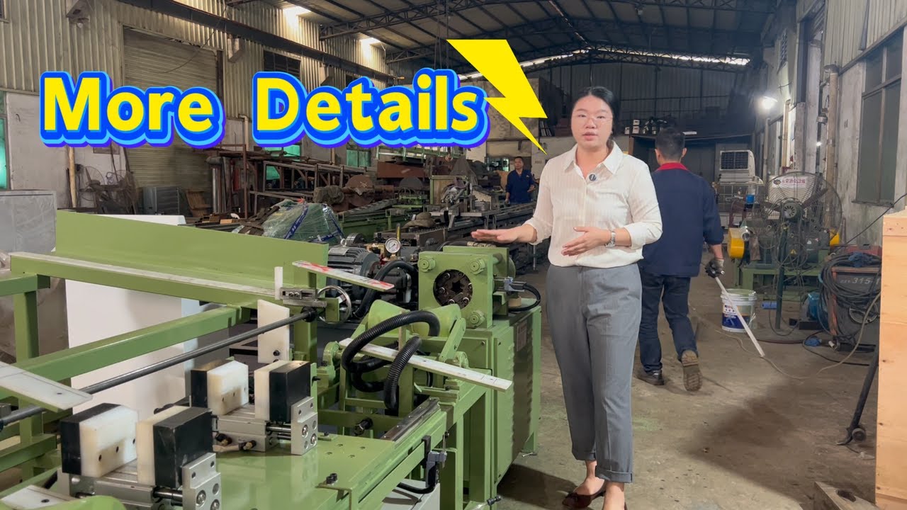VONNIE TALK丨Introduction to the FR-40 Hydraulic 6 Dies Pointing Machine ...