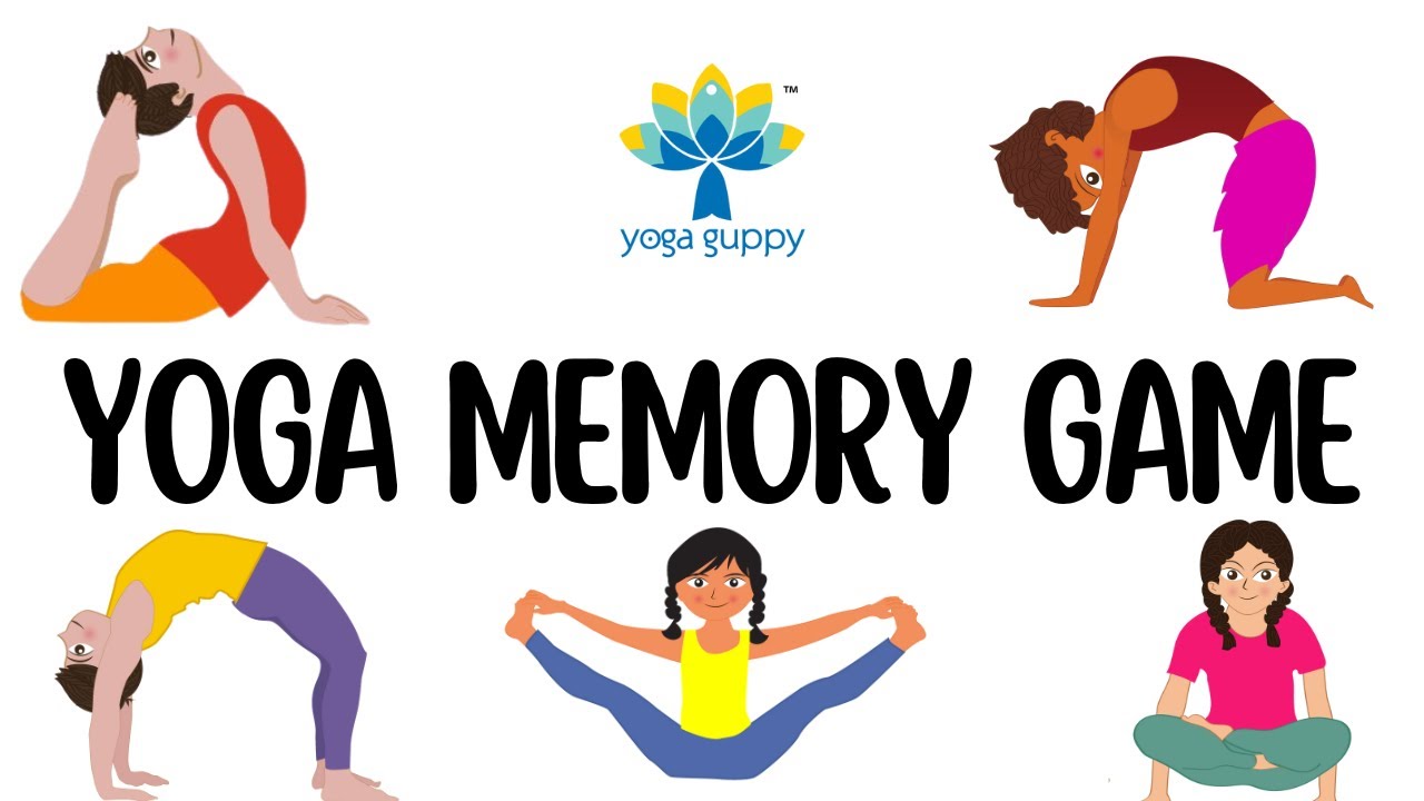 Memory Game with Yoga for Kids | Improve Focus & Concentration | Yoga ...