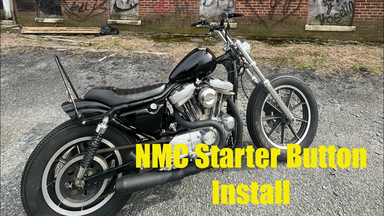 Harley Sportster: installing Nash Motorcycle Company starter button ...
