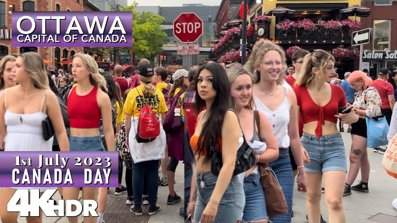 Canada Day Celebration π¨π¦ Ottawa City 1st July 2023 Amazing Walk In