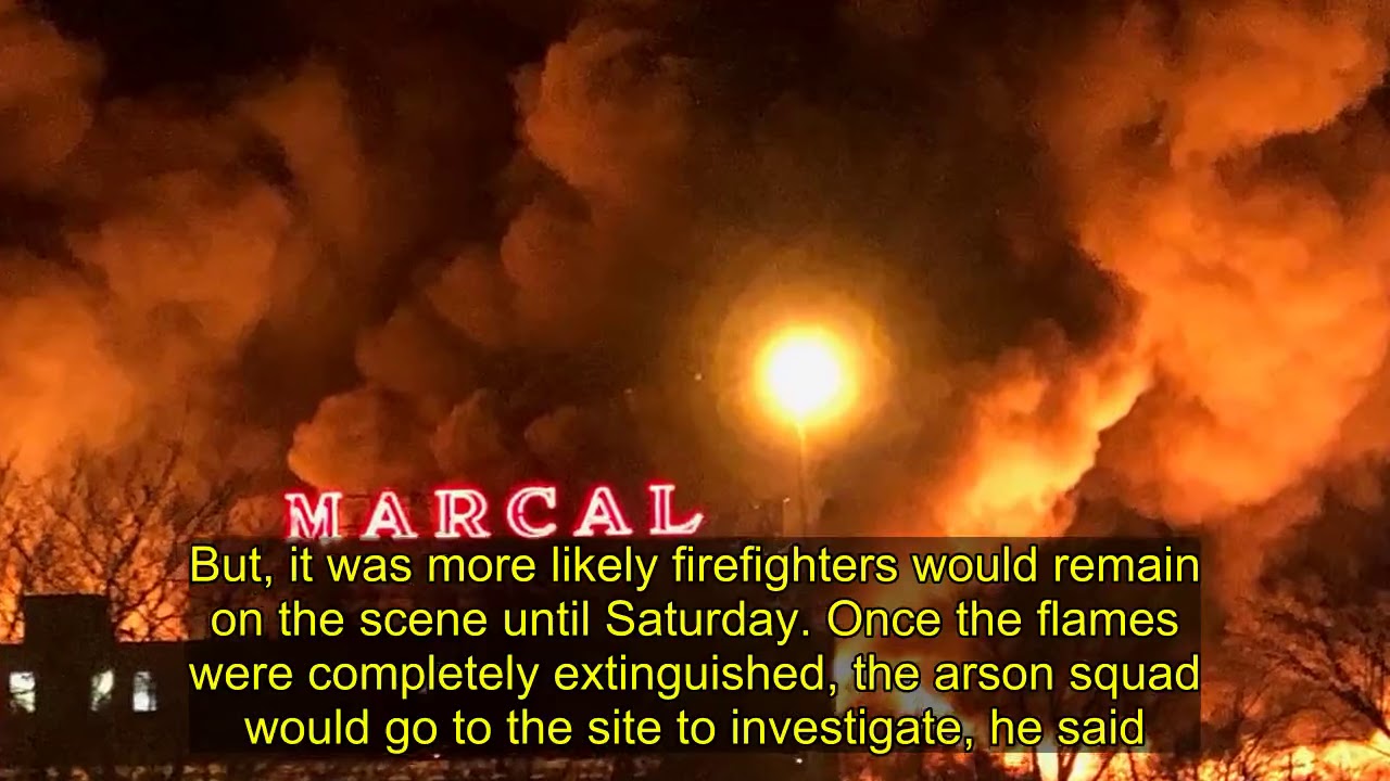 Marcal Paper fire: 90 percent of site gone - YouTube