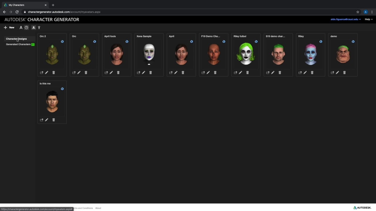 Pt 3 How To Generate A Character From Autodesk Character Generator pt-3-how-to-generate-a-character-from-autodesk-character-generator