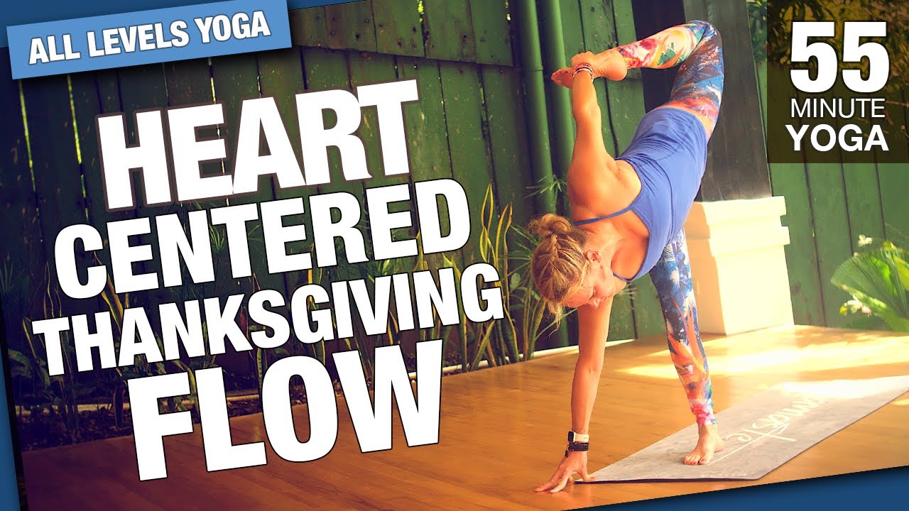 Heart Centered Thanksgiving Flow Yoga Class - Five Parks Yoga - YouTube