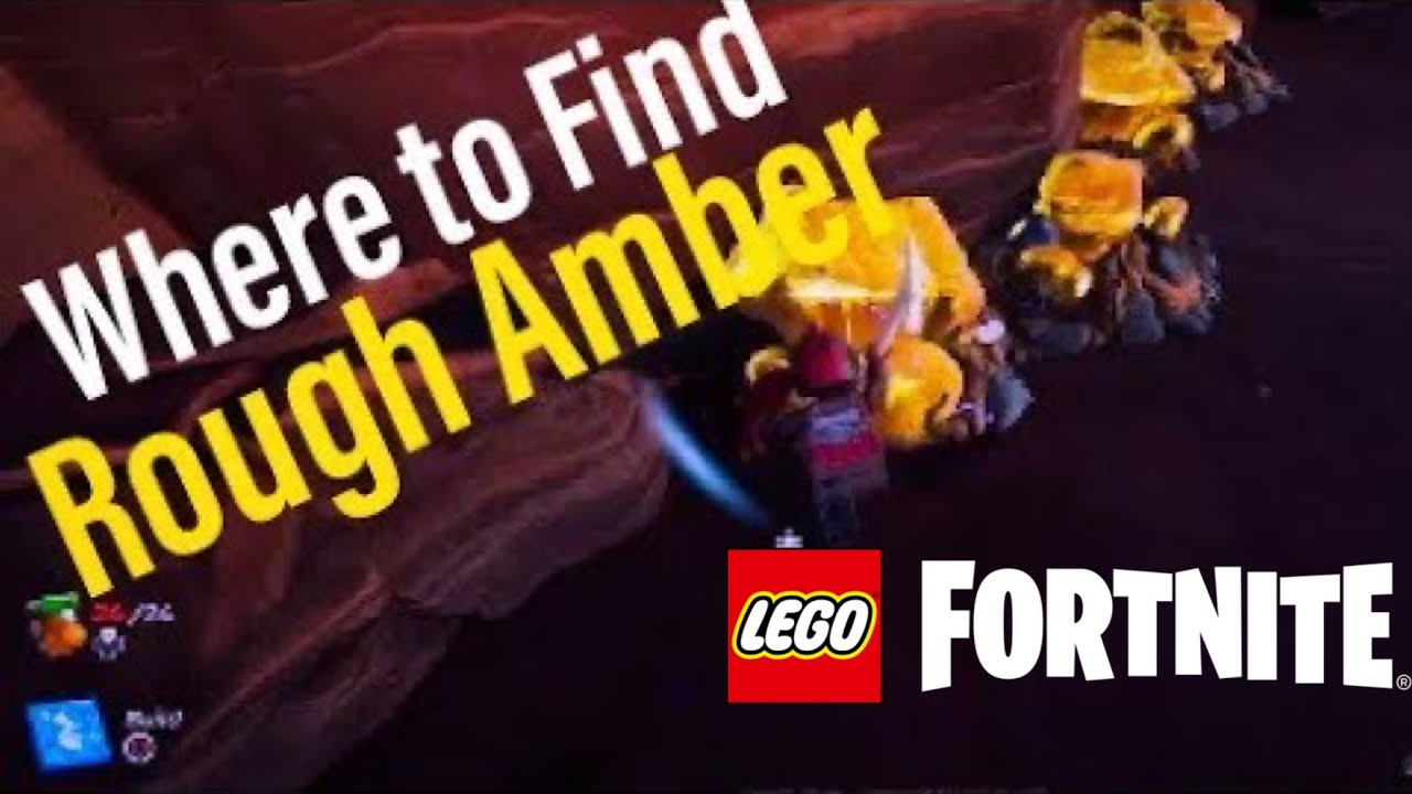 Lego Fortnite Where To Find Rough Amber - YouTube