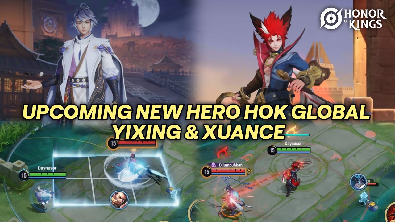 HoK Global New Hero Yixing (Mage) & Xuance (Assassin) | Coming on ...