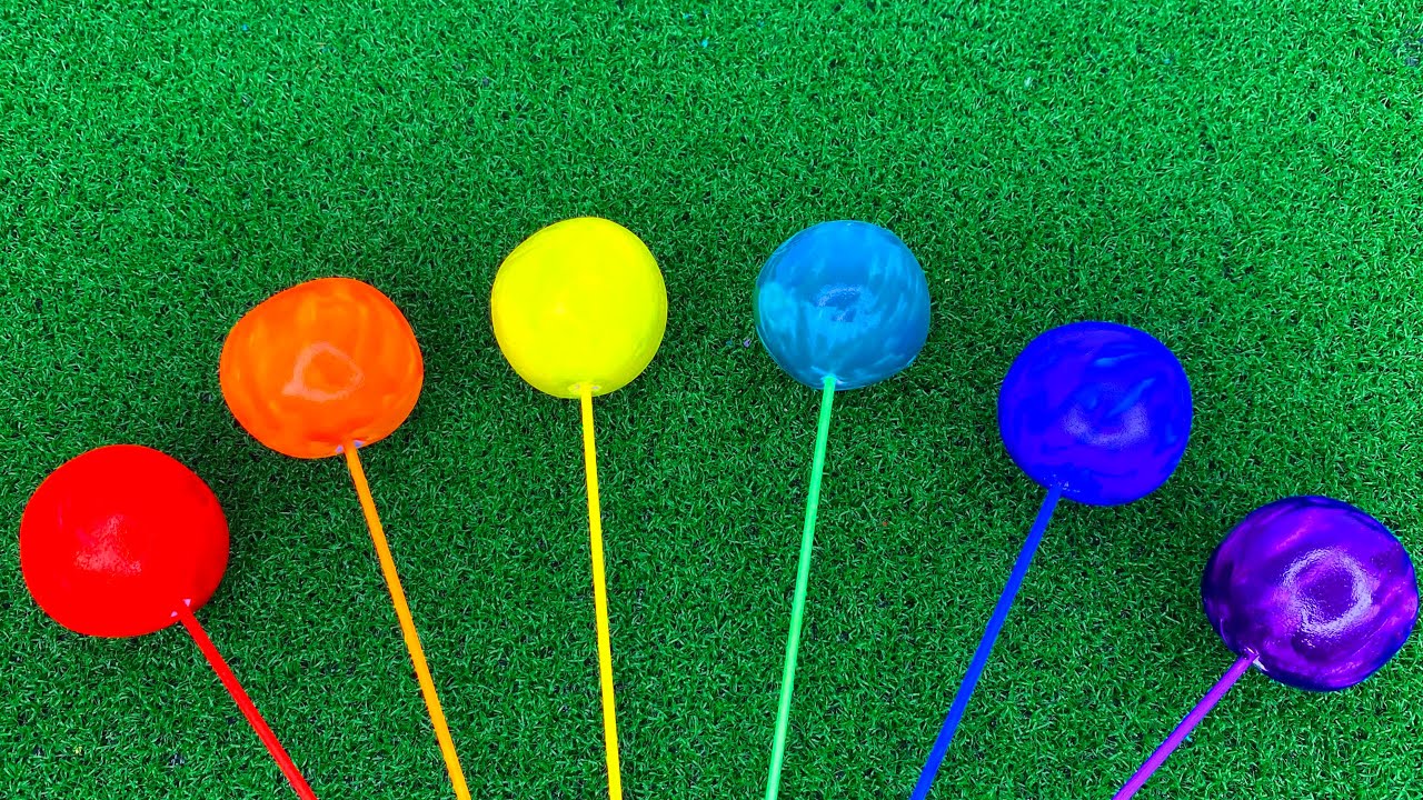 Clay Cracking ASMR video | How to clay cracking Rainbow Ball 무지개 공 점토 ...
