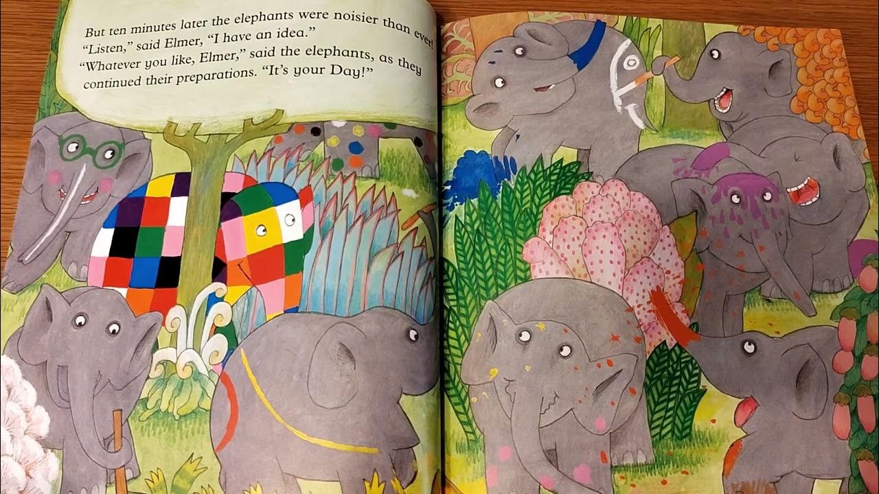 Elmer's Special Day - Elmer the Elephant Story Book Read Aloud - YouTube