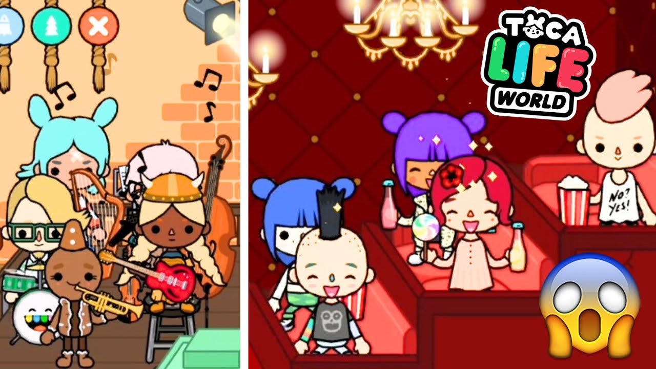 Live concert in the theater with friends🍭🌎👀 | Toki's life story | Toca ...