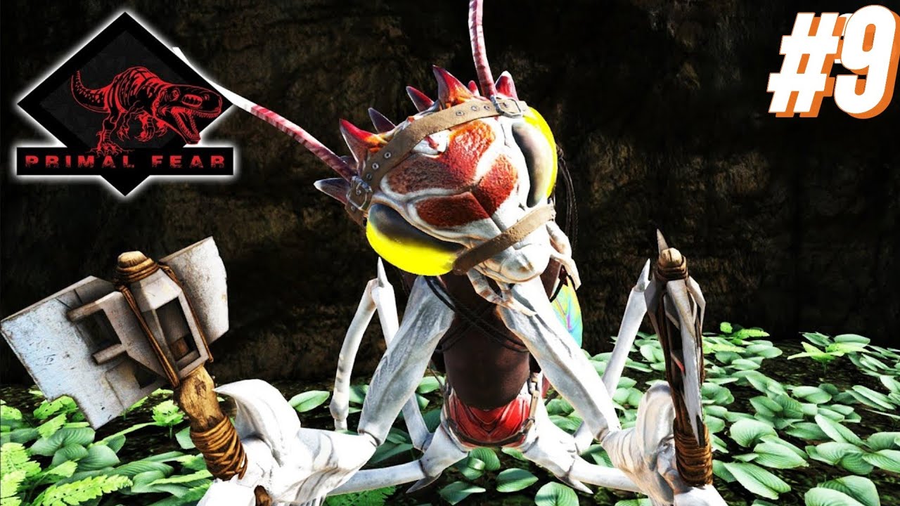 Alpha Mantis កន្ដូបចេះកាន់ពូថៅ - Ark Primal Fear Mod Episode 9 Taming ...