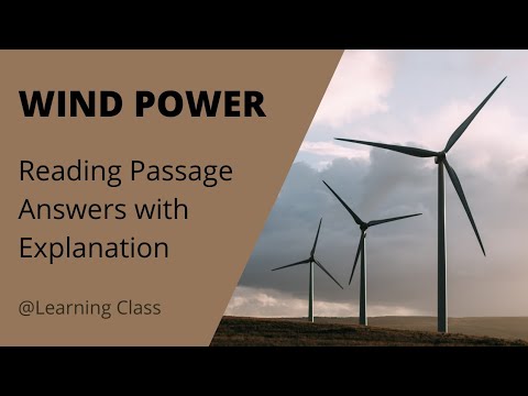 Wind Power Reading Answers - YouTube