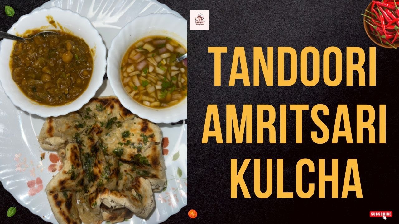Tandoor Mein Bna Kulcha : Kulcha Recipe | Imli Pyaz Ki Chutney Recipe ...