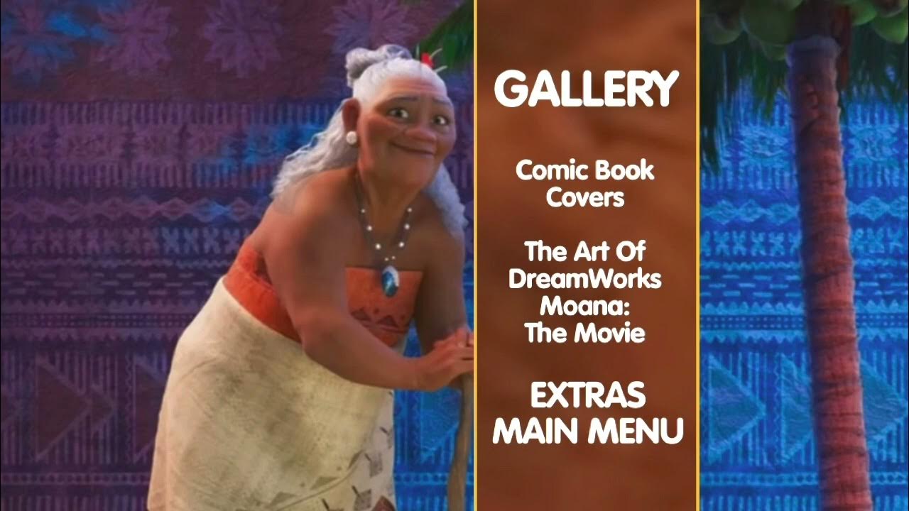 DreamWorks Moana 2016 DVD Menu Walkthrough - YouTube