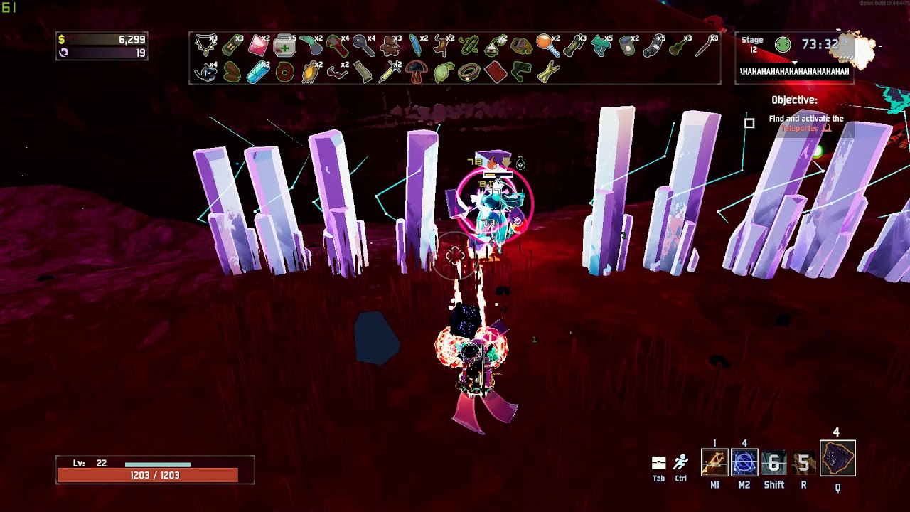 Risk of rain 2 Overloading Magma Worm - YouTube