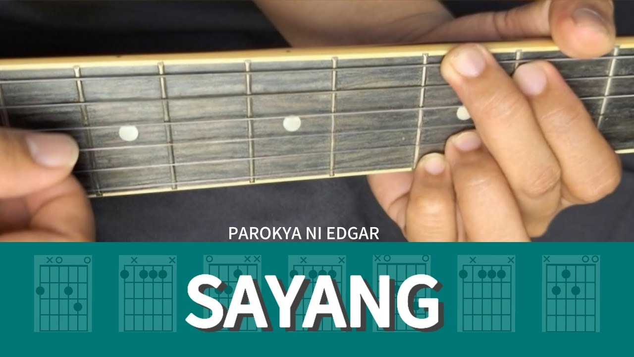 PAROKYA NI EDGAR - SAYANG | GUITAR TUTORIAL - YouTube