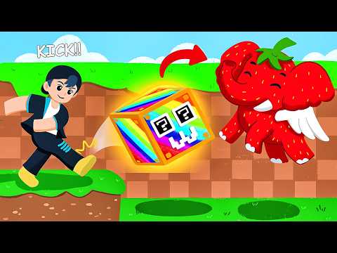 TERBANG 1000%!! Latih Tendangan Maut Sampai Area OG Brainrot 🔥⚽🔥 | Kick a Lucky Block Indonesia