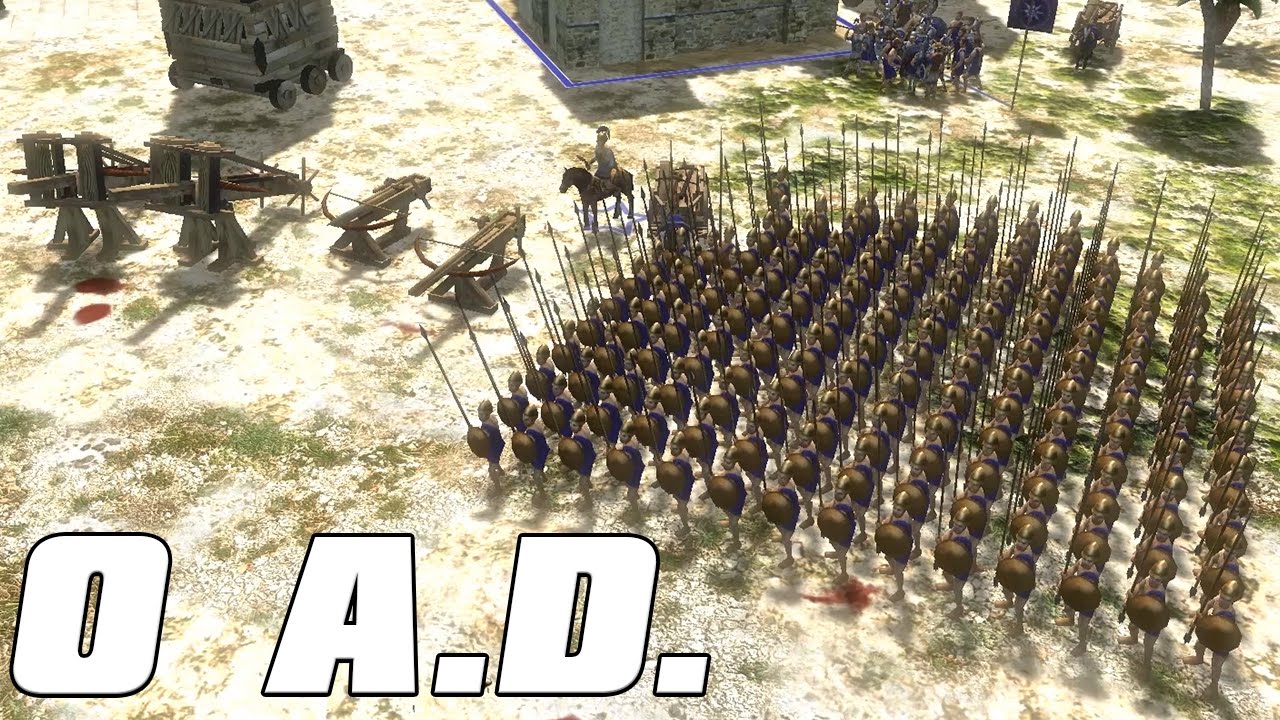 0 A.D. Gameplay - THE MACEDONIAN ARMY - YouTube