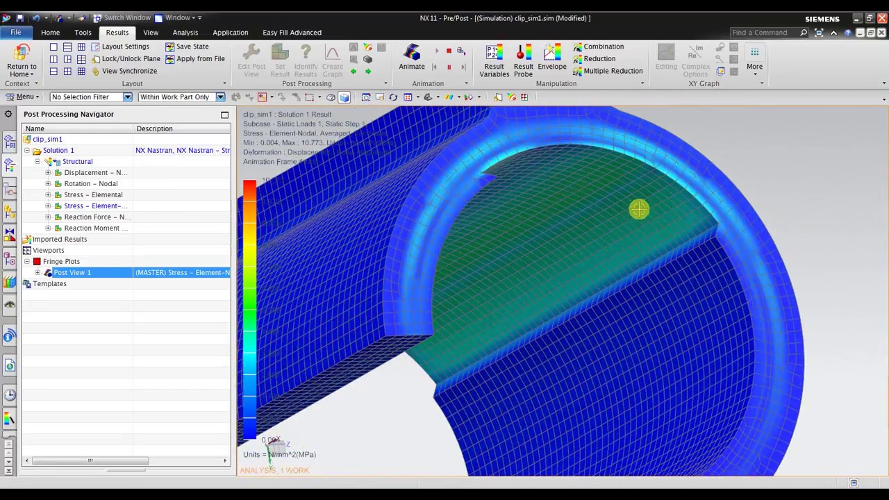 NX CAE : How to Create FEA Model with Different Materials - YouTube