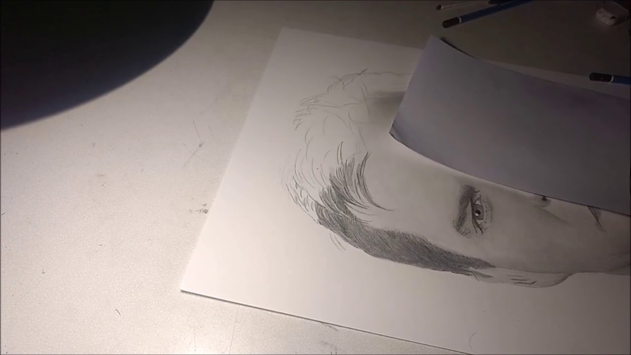 Drawing Kiefer Sutherland aka Jack Bauer - YouTube