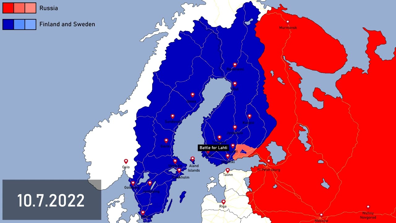 Russian invasion of Finland and Sweden: Everyday [Alternate] - YouTube