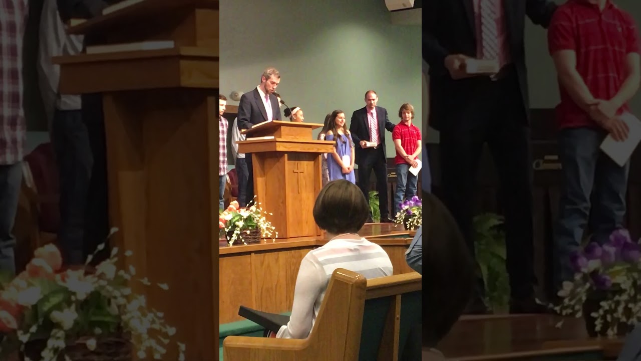 Graduates at church - YouTube