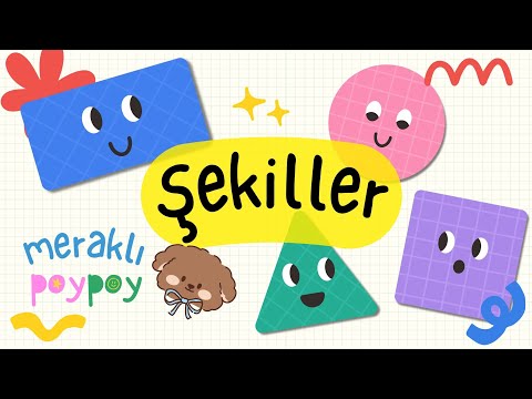 Şekilleri Öğreniyoruz! | Eğitici Türkçe Çocuk Şarkısı | Meraklı PoyPoy