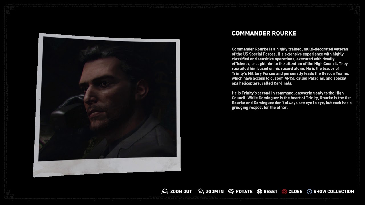 Shadow of the Tomb Raider - Downpour: Commander Rourke Biography via ...