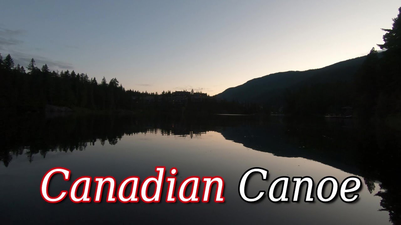Whistler summer canoeing at Alpha lake / FIshing and sun set / BC ...