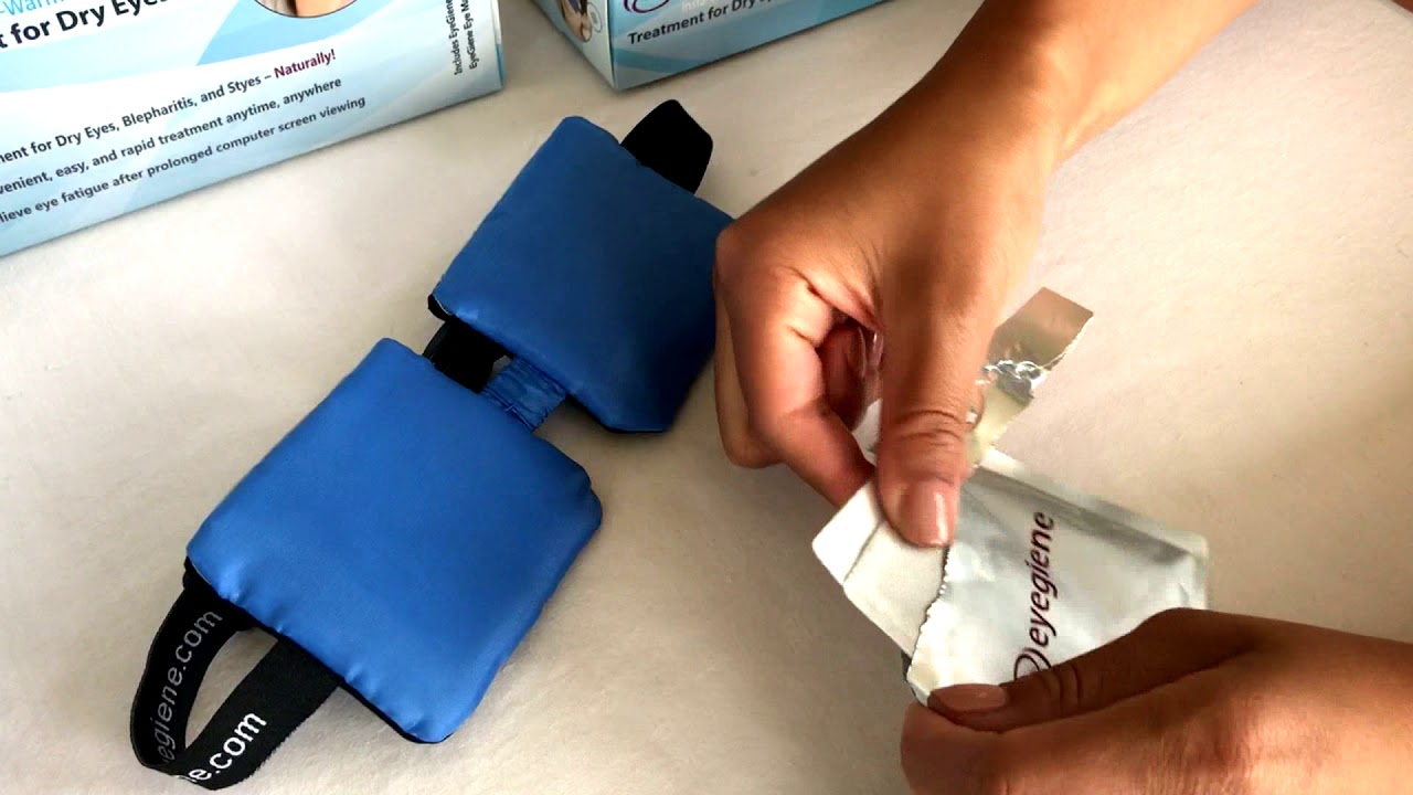 How to use the EyeGiene Insta-Warmth System - YouTube
