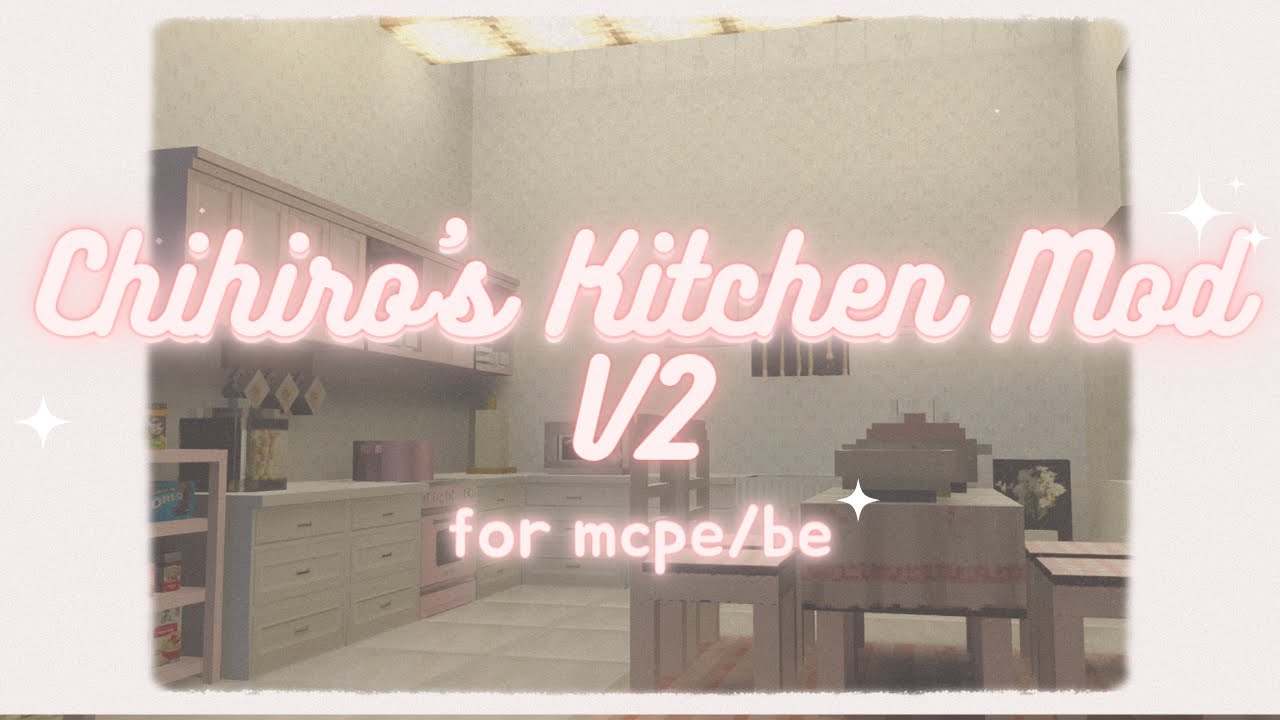 Chihiro's Kitchen Mod | MCPE/BE | 1.20 ₊ ‧₊˚౨ৎ˚₊ ‧₊ - YouTube
