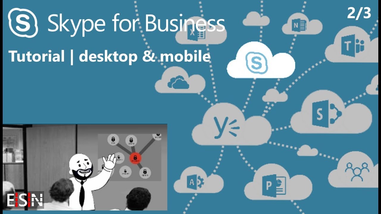 Skype for Business tutorial - desktop & mobile (meetings) part 2 of 3 ...
