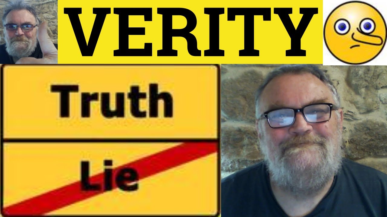 🔵 Verity Meaning - Verity Examples - Verity Definition - Verity Defined ...