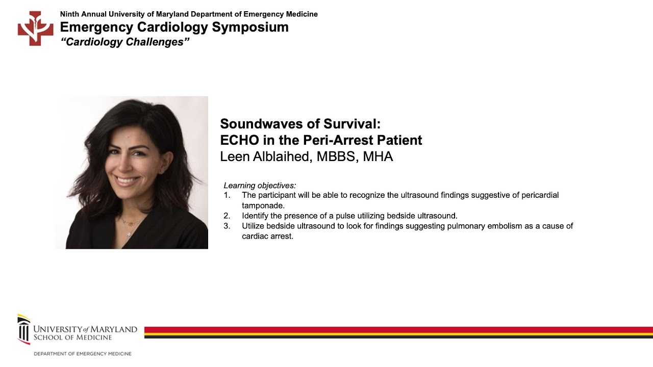 Soundwaves of Survival: Echocardiography's Role in Peri-Arrest Care ...