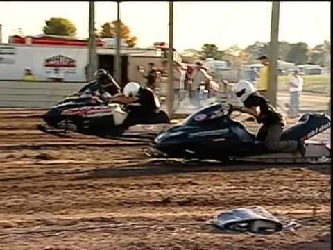 Snowmobile Grass Drags Intro - YouTube