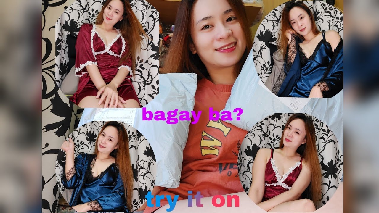 Unboxing | FITTING TRY-ON the Night wear | Tara sukat muna natin | Cherrie Bubbles - YouTube