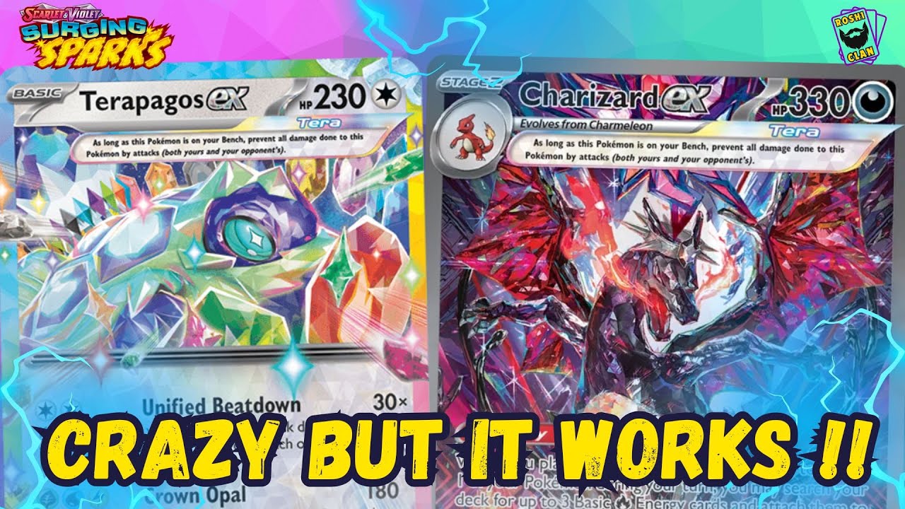 Charizard Ex with Terapagos EX Is Insane But It Works! Pokemon TCG Live ...
