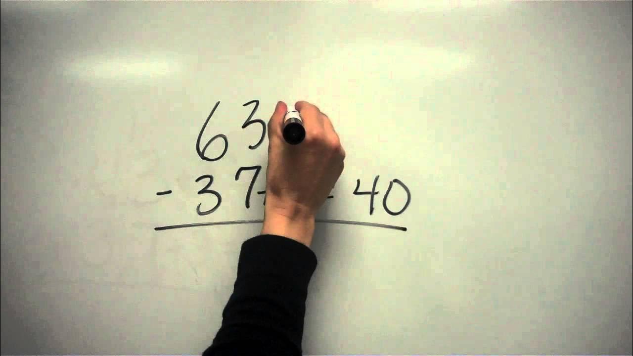 subtracting friendly numbers - YouTube