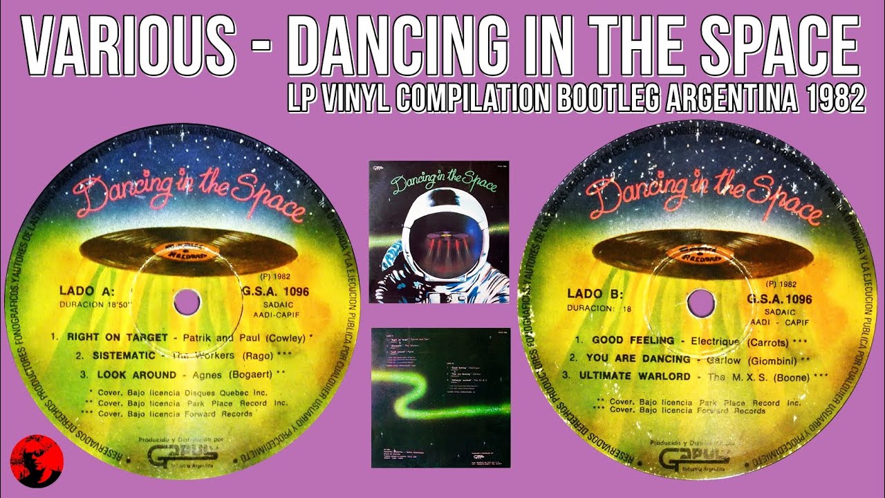 Various - Dancing In The Space (LP Vinyl Compilation Bootleg Argentina ...