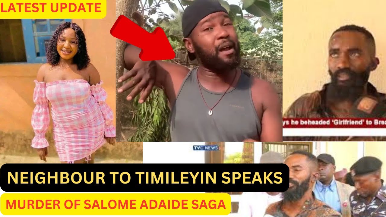Listen to what a neighbour of Timileyin has to say about him You'd be shocked by this revelation ...
