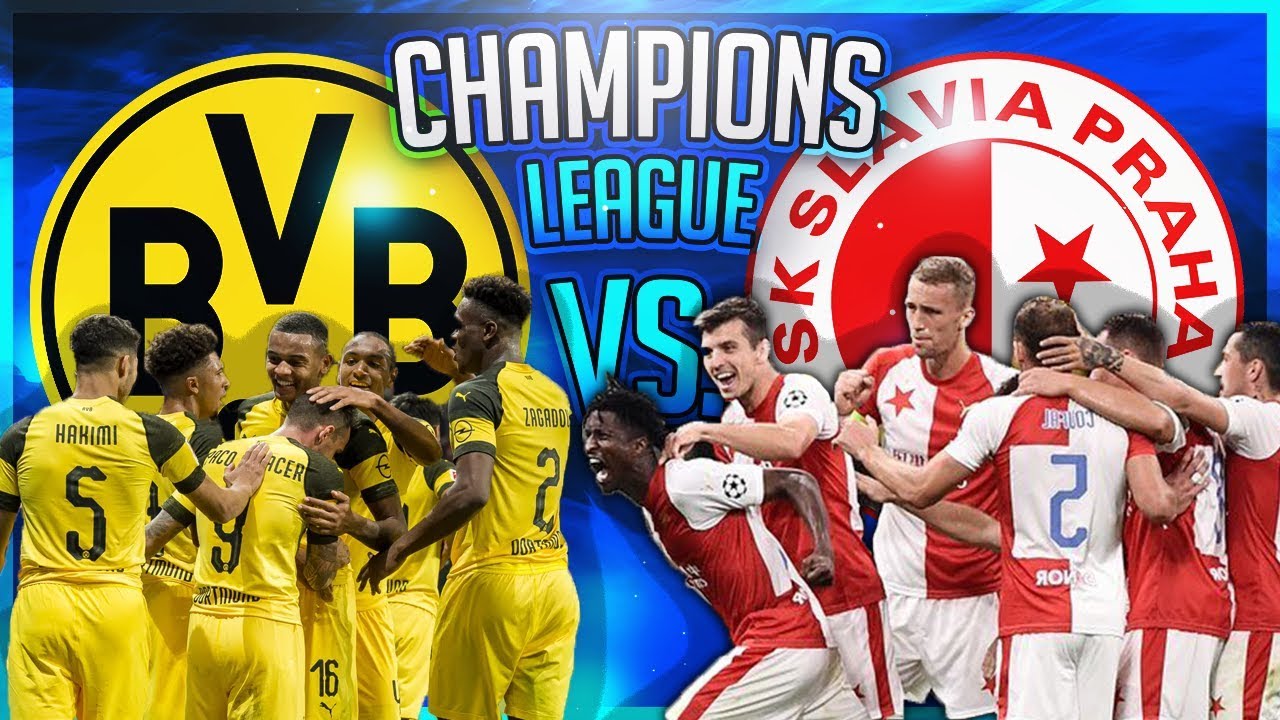 BORUSSIA DORTMUND - SK SLAVIA PRAHA | LIGA MISTRŮ | 10.12.2019 - YouTube