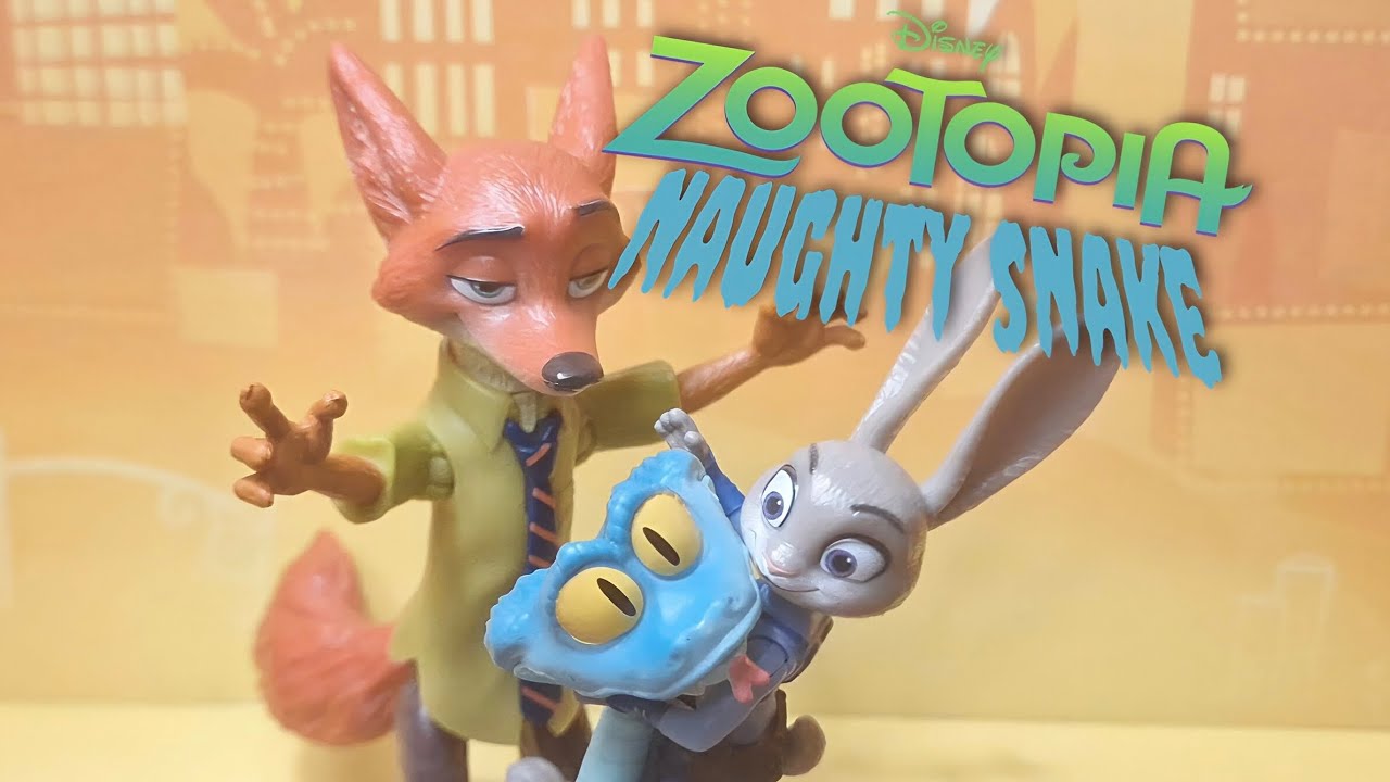 Disney ZOOTOPIA NAUGHTY SNAKE Stop-Motion - YouTube
