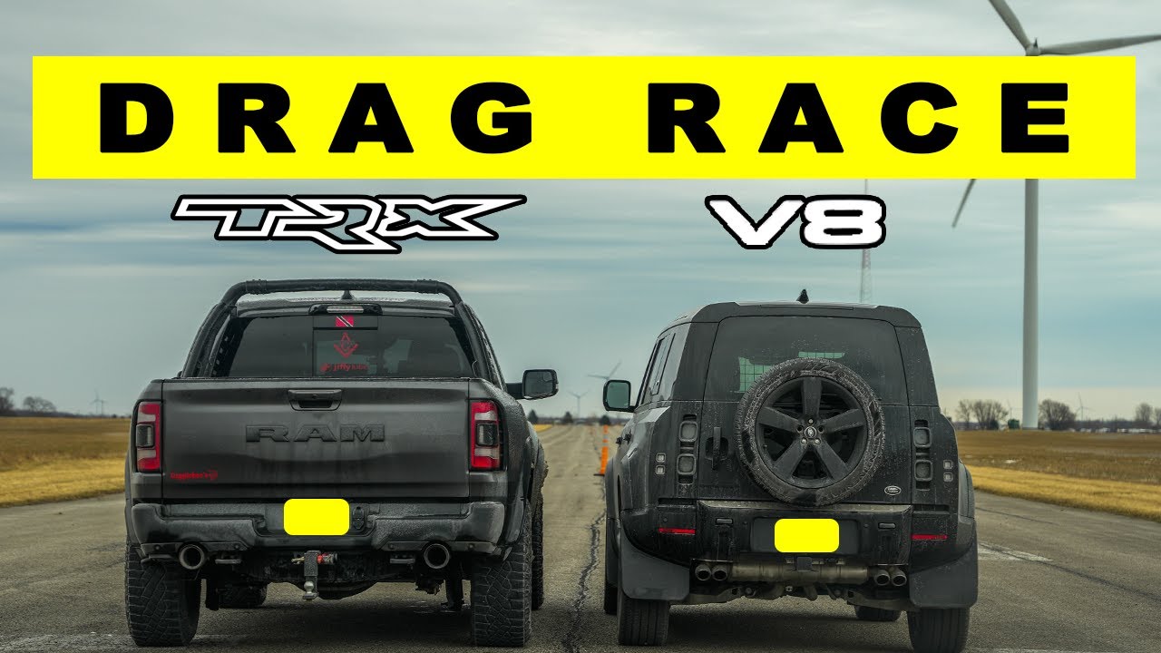 2022 Land Rover Defender V8 Supercharged vs Ram 1500 TRX go head to ...