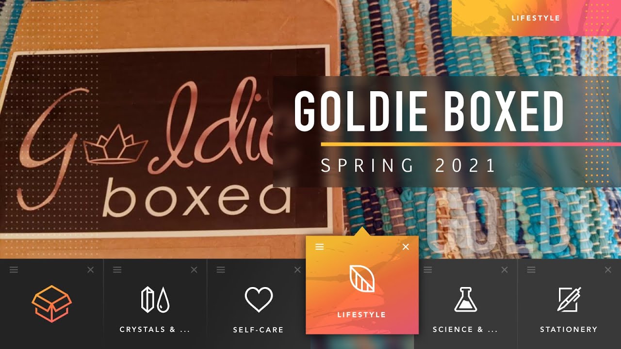 Goldie Boxed Spring 2021 With Coupon Code! | A Customizable Box! - YouTube