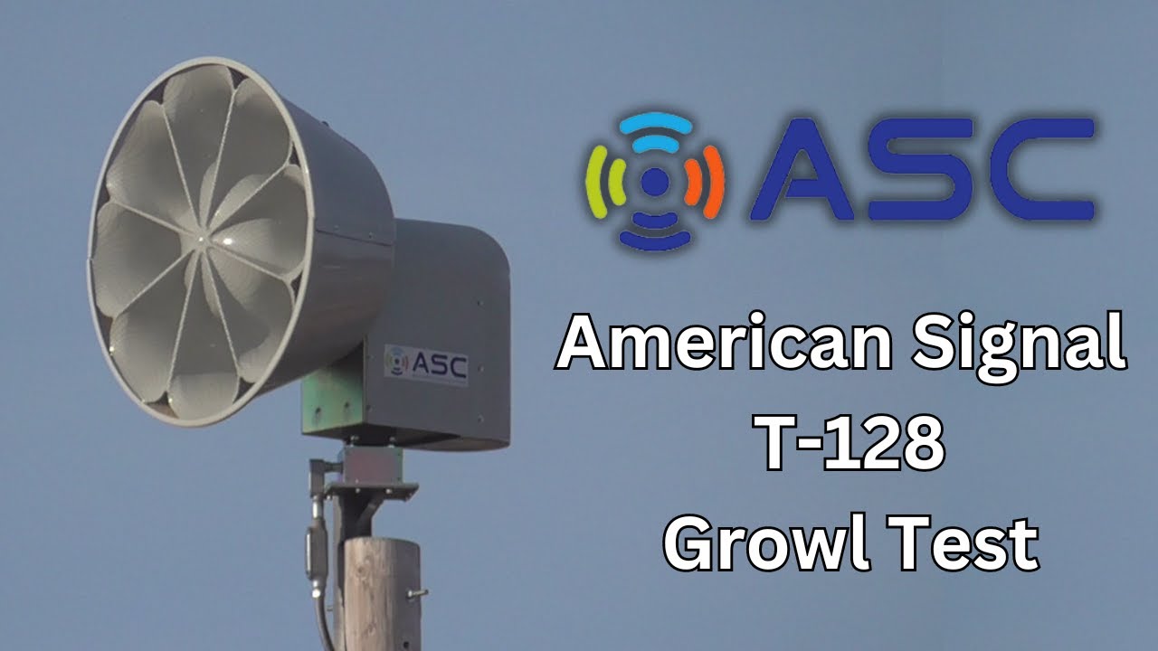 ASC T-128, Schaumburg, IL Growl Test - YouTube